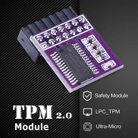 tpm 2 0 encrypted security module lpc 14 pin 20 pin mainboard card tpm2