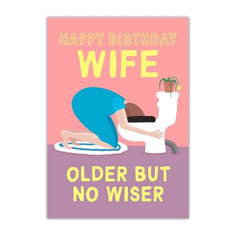 Happy Birthday Wife Older But No Wiser