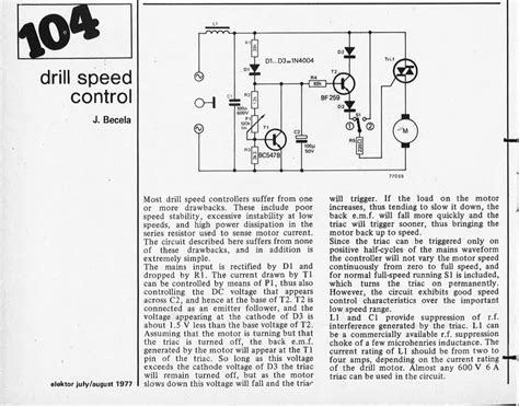 Drill Speed Controller Circuit At Jai Reading Blog
