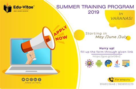 eduvitae services on linkedin summer internship training program