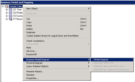 creating a repository using the oracle bi administration tool 12 2 1 0 0
