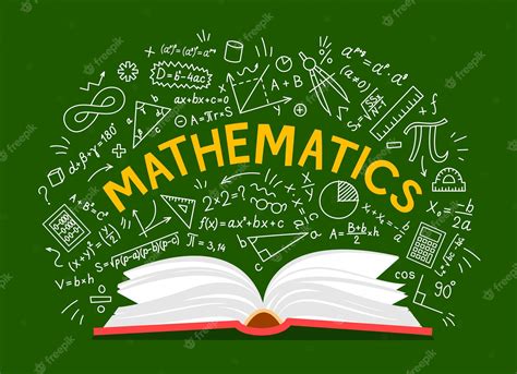 Premium Vector Mathematics Textbook And Formulas Background