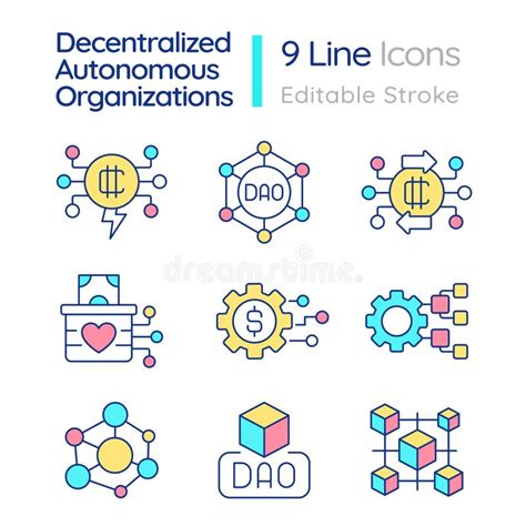 Decentralized Organization Stock Illustrations 203 Decentralized