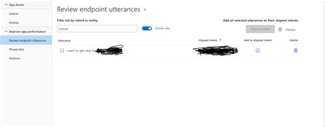 Chatbot Microsoft Azure Cognitive Services Luis Not Displaying What Users Are Entering In