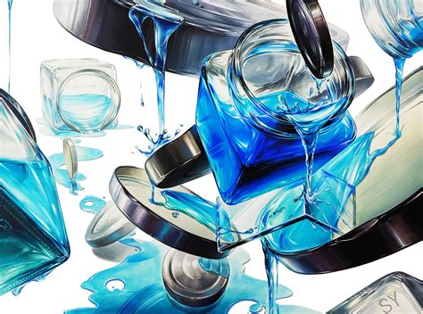 24실기대회실기대회기초디자인건국대기초디자인액체가담긴유리병유리병기초디자인구성입시미술개체개체표현투명체양감연구작파란물파란용액물묘사투명체유리질감