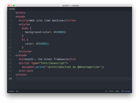 vuejs — the green framework develoger