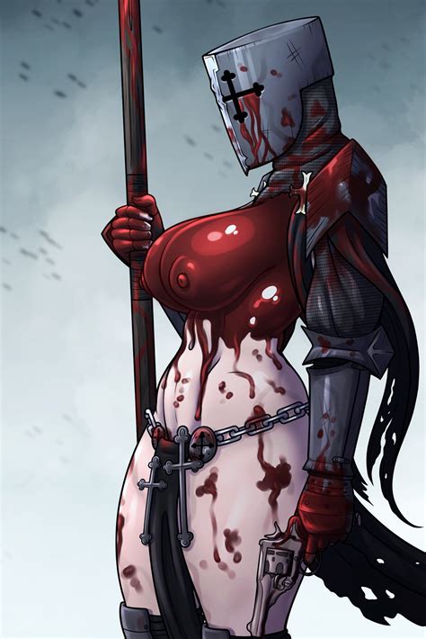 Rule 34 1pervydwarf 2d Armor Blood Blood On Breasts Blood On Hand