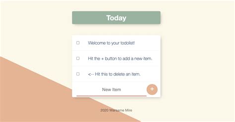 Github Warsame Todolist Project This Is A Website That Allows Users To Create A To Do List