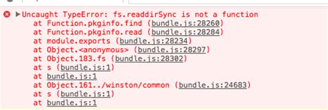 Angularjs Fs ReaddirSync Is Not A Function Stack Overflow