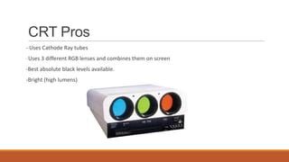 Display Technologies PPTX Home Entertainment Systems Consumer Electronics