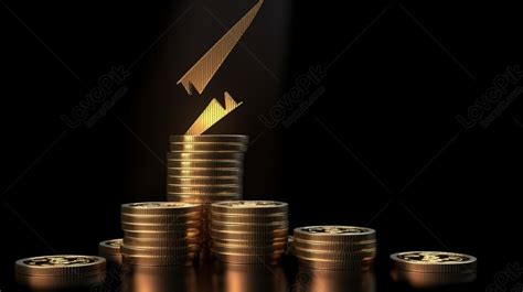 코인 타워 디지털 일러스트레이션의 상향 화살표 차트 뒤에 있는 비트코인 로고 비트코인 배경 암호화폐 배경 화살표 그림 배경
