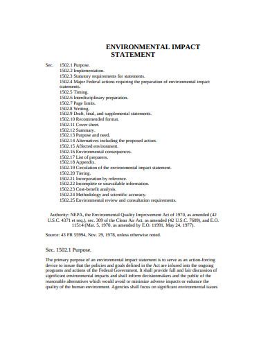 22 Impact Statement Templates In Pdf Doc