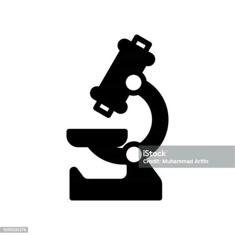 현미경 글리프 아이콘 과학 및 화학 원소 아이콘 벡터 일러스트레이션이 분리되어 있습니다 가득 찬에 대한 스톡 벡터 아트 및 기타 이미지 Istock