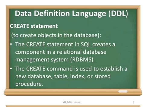 data definition and data manipulation language ddl and dml