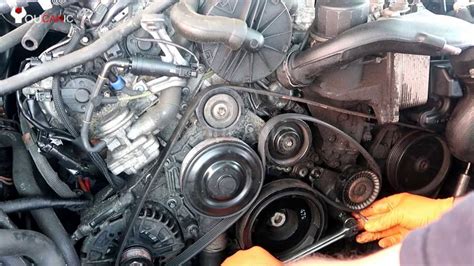 Easy To Follow Diagram For The Serpentine Belt Of The 2016 Mercedes C300