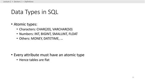 Lectures 2and3 Introduction To Sql Ppt Download