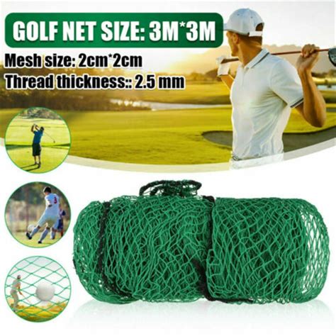 3m X 3m 골프 연습 네트 배팅 네트 중장비 스포츠 훈련 보조 폴리에틸렌 골프 네트 연습 골프 공 연습 훈련 보조골프 조교