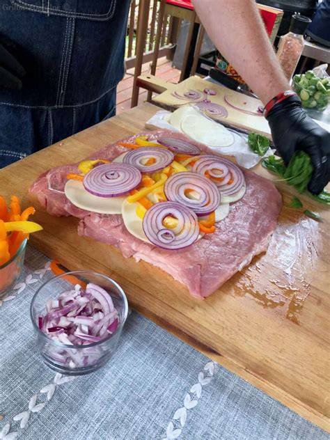 Spiral Sliced And Stuffed Pork Loin Grillinfools