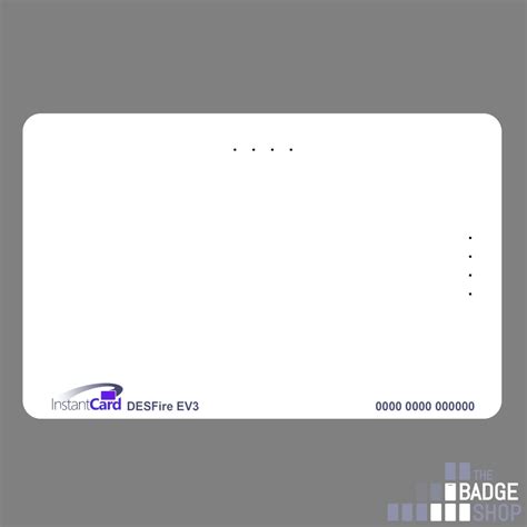Mifare Desfire Ev3 Instantcard Badge Shop