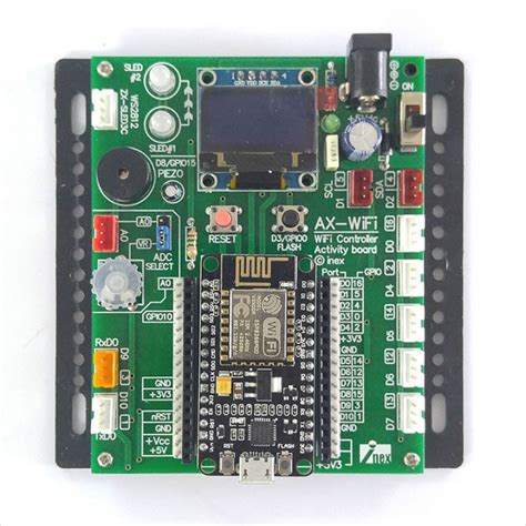 Ax Wifi บอร์ดอุปกรณ์อินพุตเอาต์พุตสำหรับทดลองและใช้งานพร้อม Nodemcu 12e