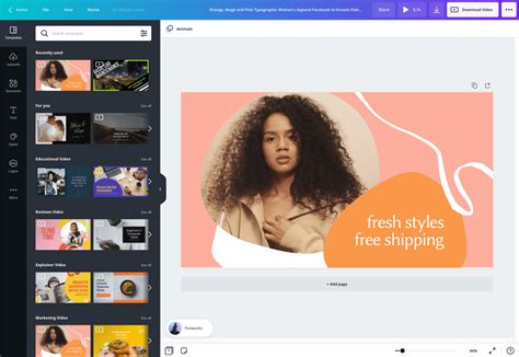 Create Striking Video Ads Online With Canva