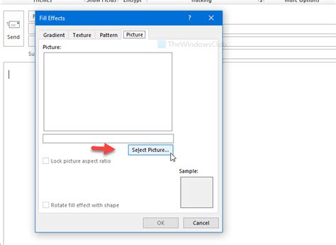 如何在 Outlook 电子邮件中添加或更改背景颜色和图像