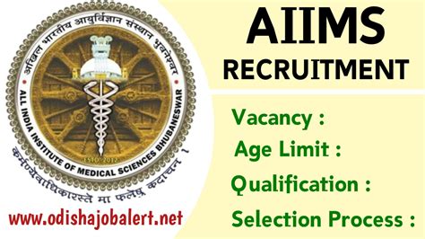 Aiims Bhubaneswar New Recruitment 2023 Odishajobalertnet