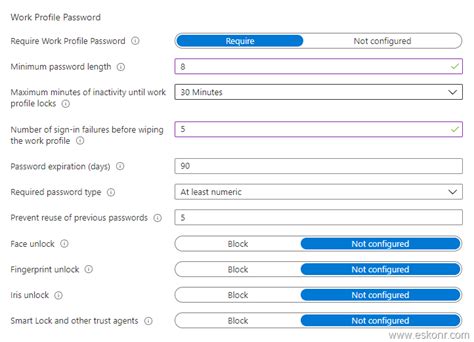 The Case Of Unexplained Android Enterprise Work Profile Password In Intune All About