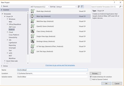 Getting Start First Android Wearable App Using Xamarin Msdevbuild