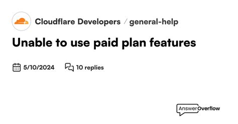 unable to use paid plan features cloudflare developers