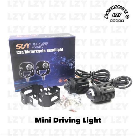 Mini Driving Light High And Low Yellow White LED Aniti Fog For Cars Motorcycle Korean Led