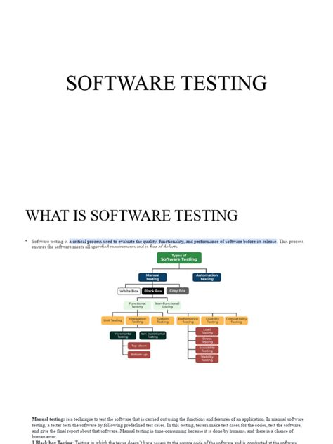 software testing 1 pdf software testing computer engineering