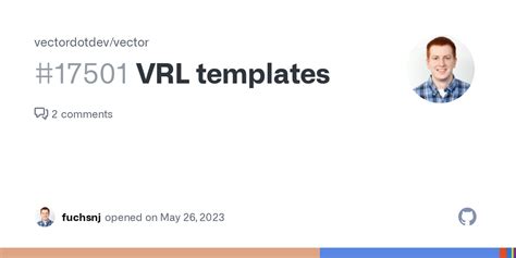 Vrl Templates · Issue 17501 · Vectordotdevvector · Github