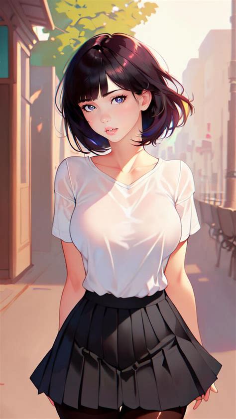 White Shirt Girl [ai Generated] 1728x3072 Post Fnu5czanku Wallpaper Anime