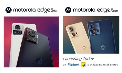 Motorola Edge Ultra And Motorola Edge Fusion India Launch Today