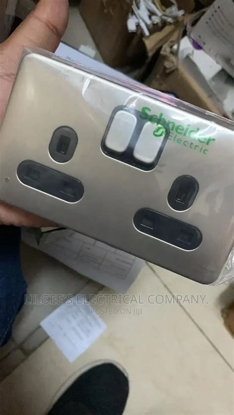 13amps Double Socket Original Schneider Electric In Lagos Island Eko Electrical Equipment