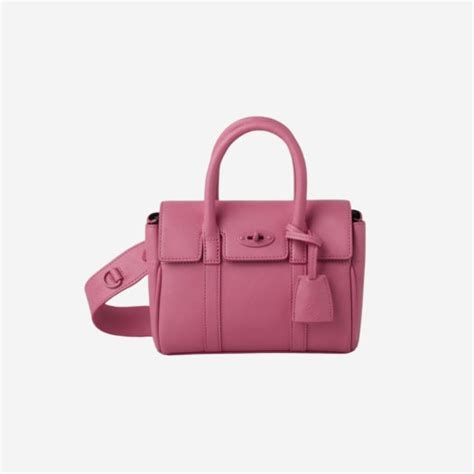 멀버리 헤비 그레인 미니 베이스워터 핑크 Mulberry Kream