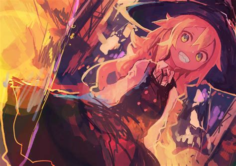 Safebooru 1girl Absurdres Black Dress Black Headwear Blonde Hair
