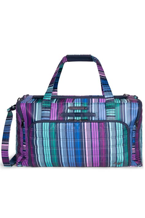 Lug Oversized Weekender Bag Trolley Duffel Love Stripe Multi Jender