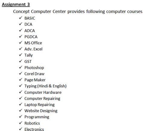 Ms Word Practice Assignment