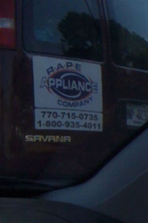 Unintentionally Sexual Business Names ThBlog