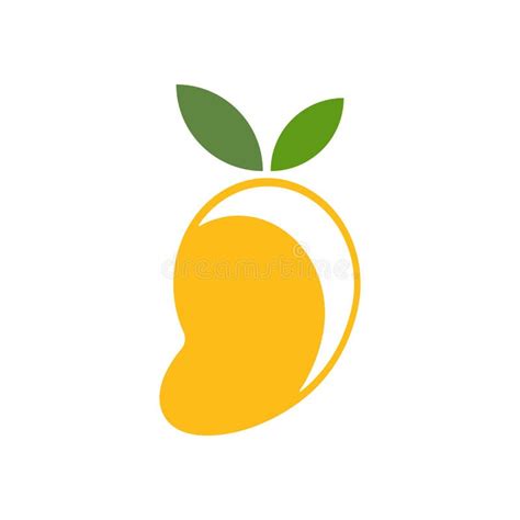 Mango Logo Template Icon Stock Vector Illustration Of Dessert 351455756