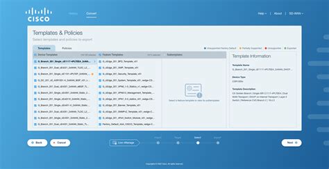 Live Vmanage — Cisco Sd Wan Conversion Tool User Guide 10 Documentation