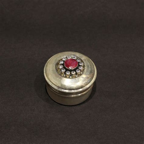 Buy Silver Red Stone Dabbi Online Mymotifs