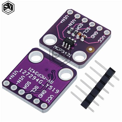 Mcp3421 I2c Sot23 6 Delta Sigma Adc Evaluation Module Board For Pickit Serial Analyzer Module Gy 