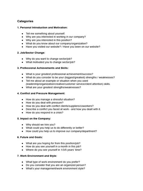 Mock Interview 01 Pdf