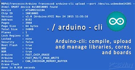 Arduino Cli Compile Upload And Manage Libraries Cores And Boards