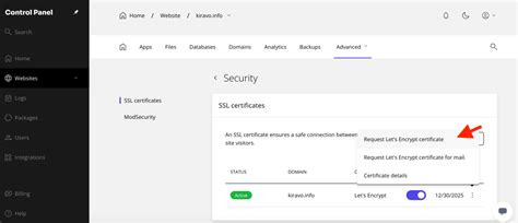 How To Issue A Free Lets Encrypt Ssl Certificate Kiravo