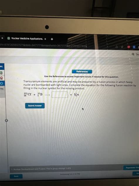 Solved Transuranium Elements Are Artificial And May Be