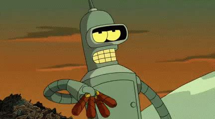 Bender Lighting Several Cigars Futurama  Futurama Bender Cigars